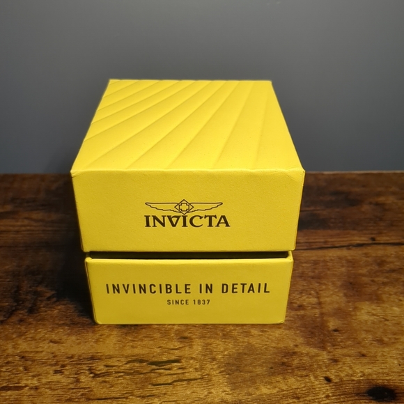 Accessories | Invicta Watch Presentation Box Yellow Invincible Empty ...